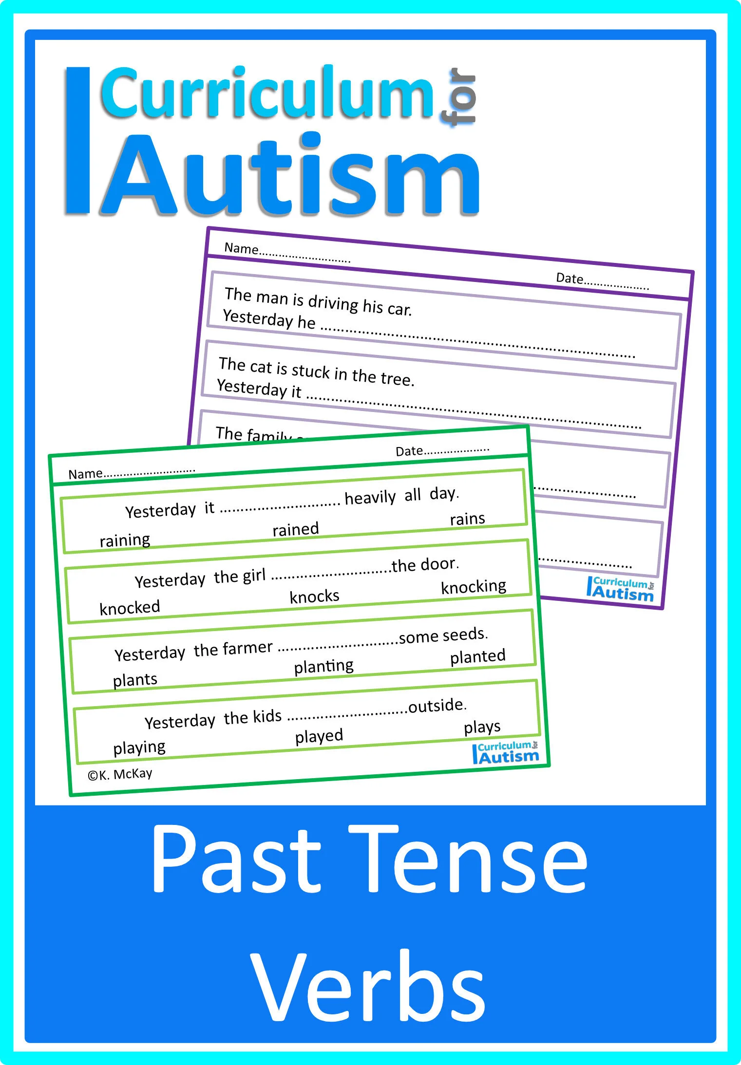 Read Aloud Fluency Sentence Strips Reptiles Autism Special Education ...