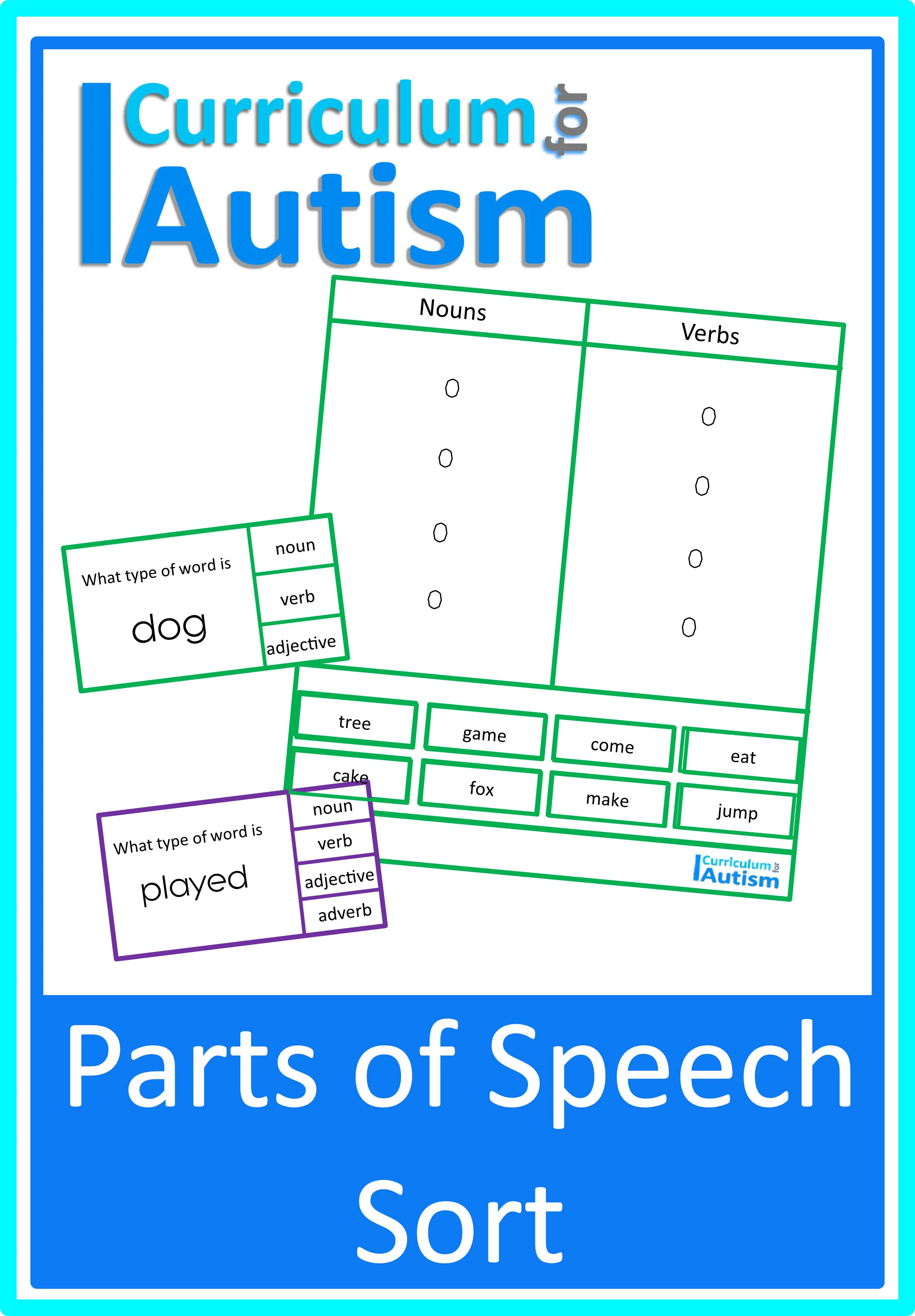 Transportation Theme Sight Words Spelling Mats Autism Special Education ...