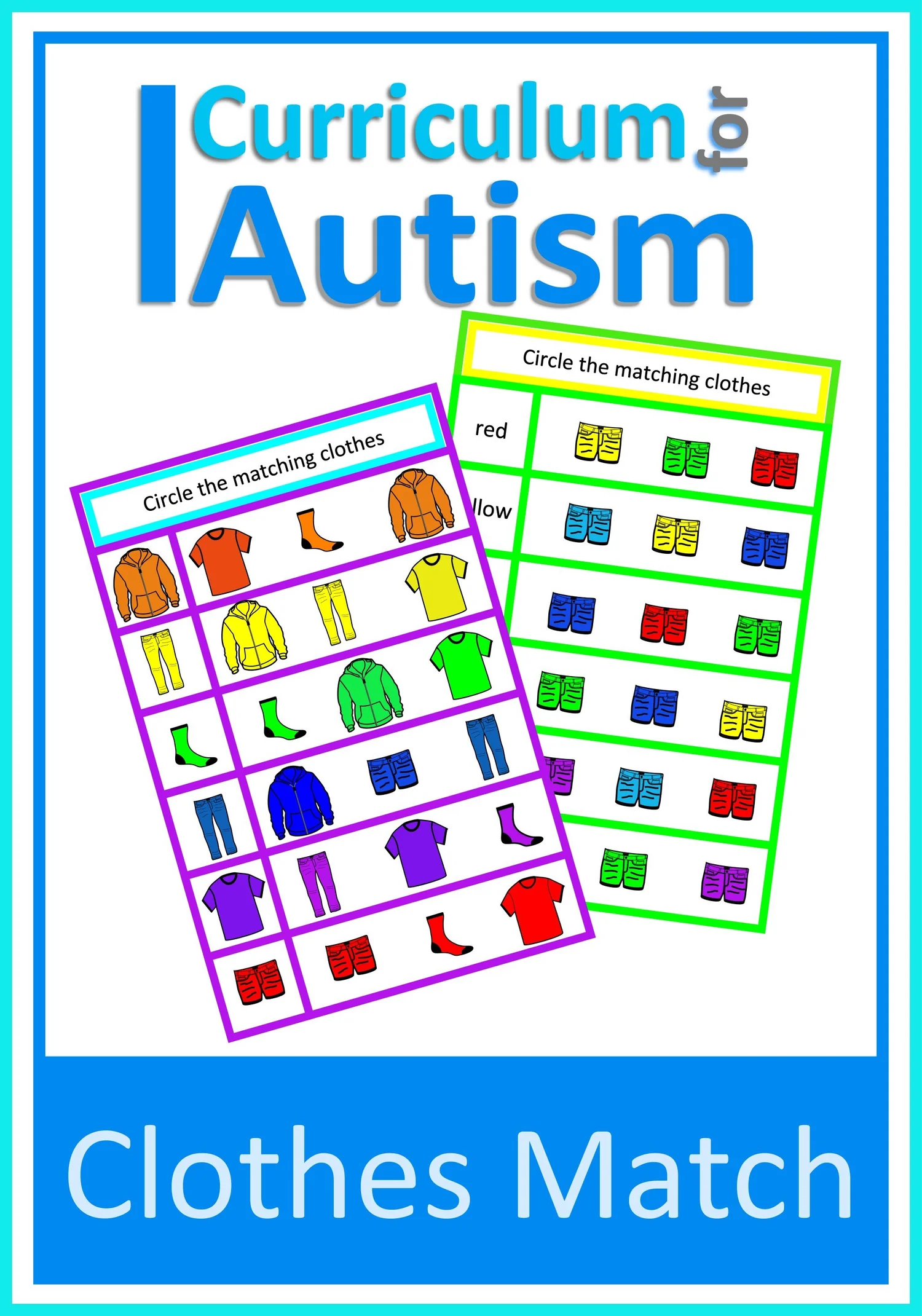 Body Parts Pictures and Words Match Functional Vocabulary Cards Autism ...