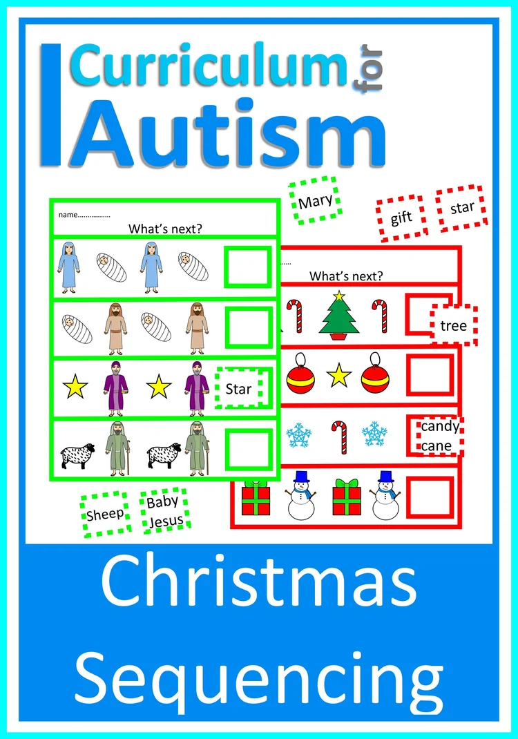 Winter Theme Picture Sorting Activity Autism Special Education Speech ...