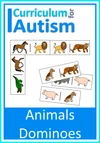 Autism Speech Picture Dominoes Game Clothes & Colors Match Special ...