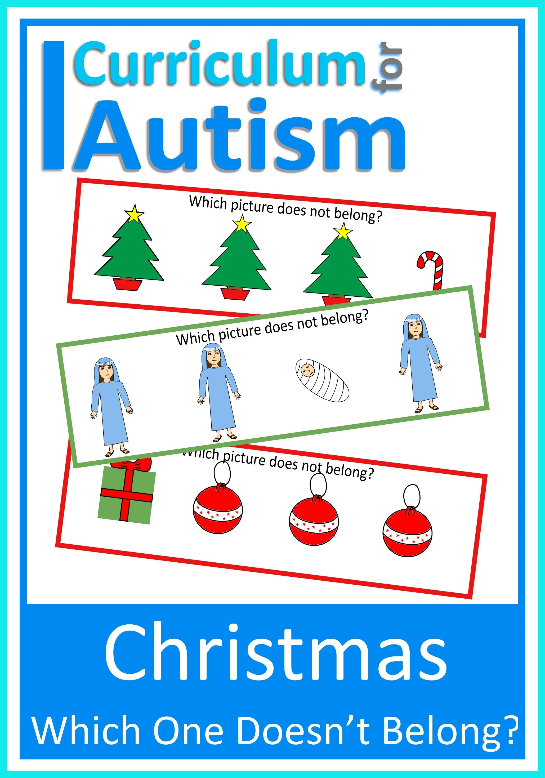Winter Theme Picture Sorting Activity Autism Special Education Speech ...