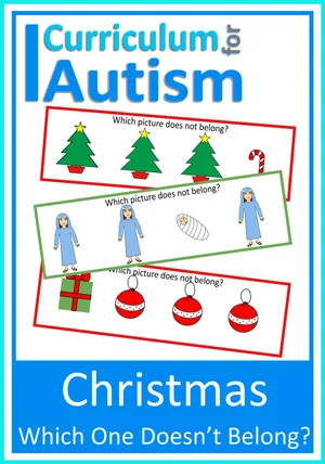 Winter Theme Picture Sorting Activity Autism Special Education Speech ...