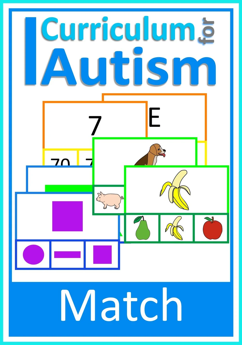 Autism Color Matching Trains Activity Special Education Kindergarten ...