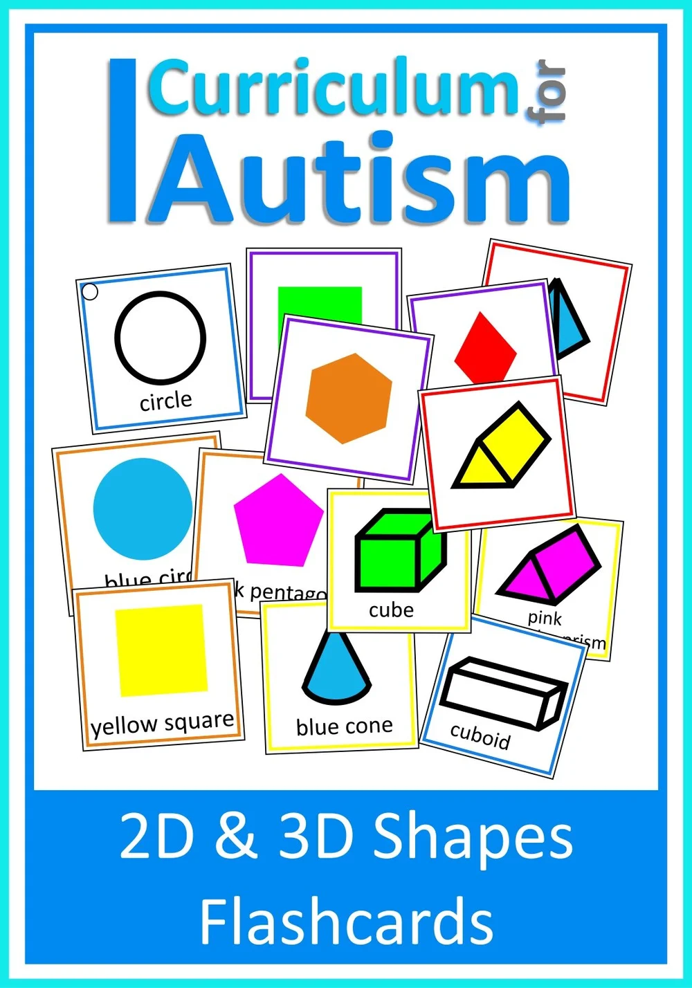 2D & 3D Shapes Posters Autism Classroom Decor Special Education ...