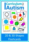 2D & 3D Shapes Posters Autism Classroom Decor Special Education ...
