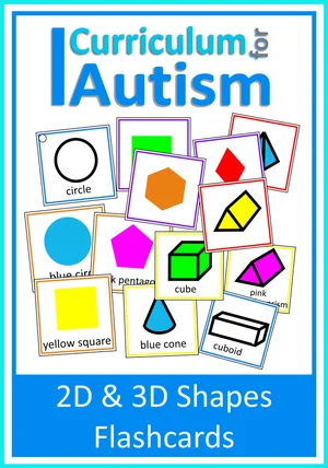 3D Shapes Interactive Book Autism Special Education Resource Room ...