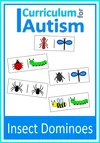 Autism Speech Picture Dominoes Game Clothes & Colors Match Special ...