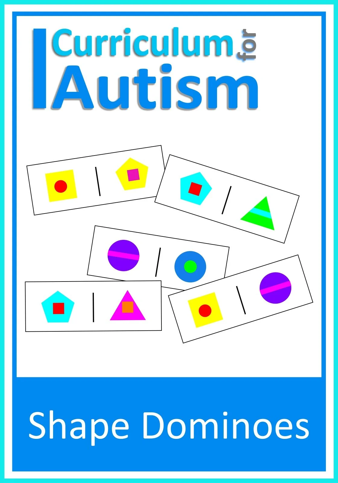 Autism Speech Picture Dominoes Game Clothes & Colors Match Special ...