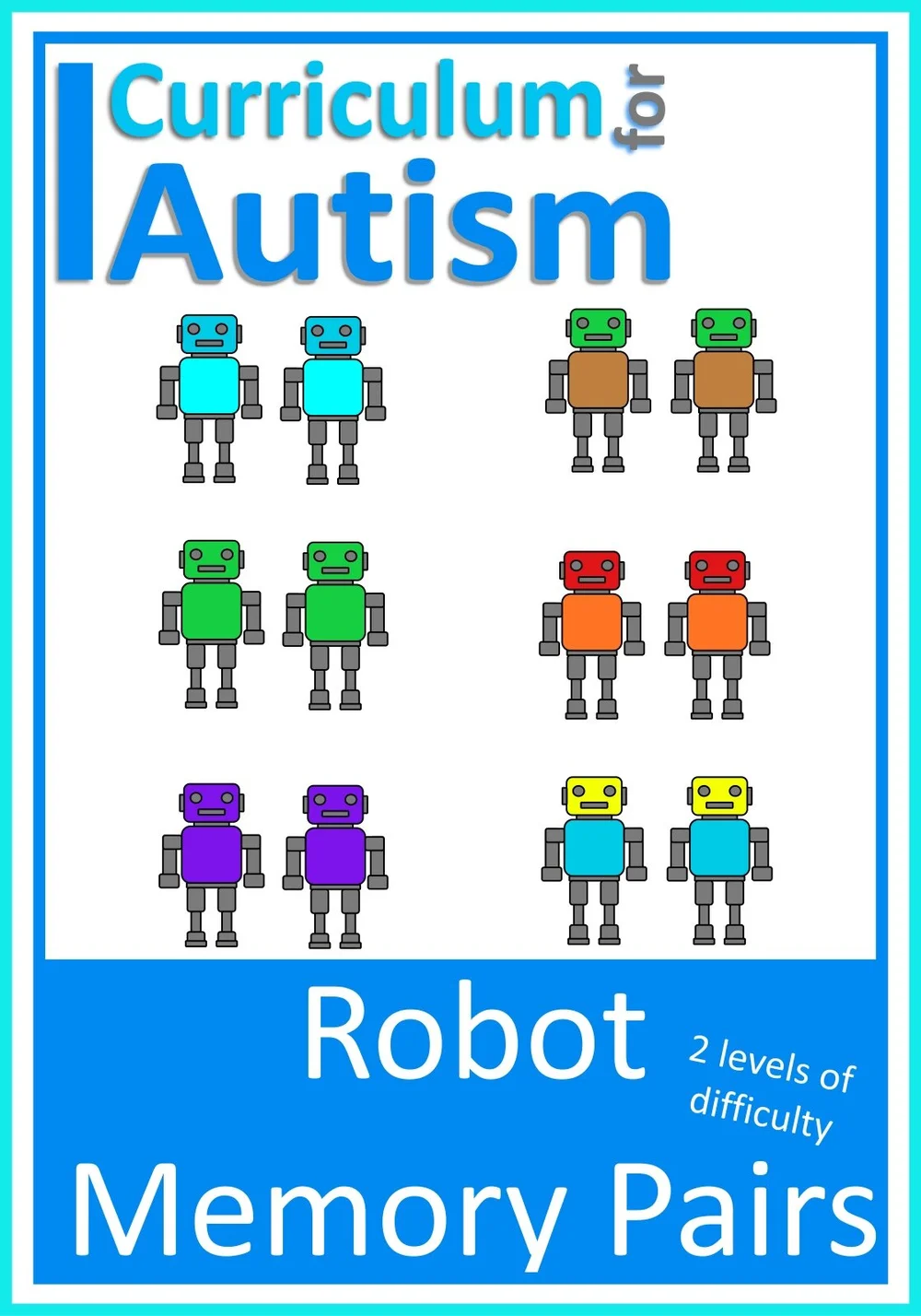 Cars Picture Match Memory Pairs Game Autism Special Education ...