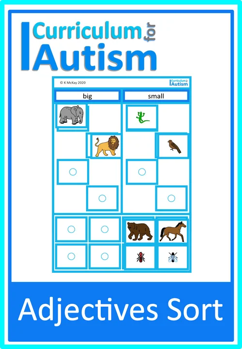 Picture Nouns Alphabet Vocabulary Flash Cards Autism Special Education ...