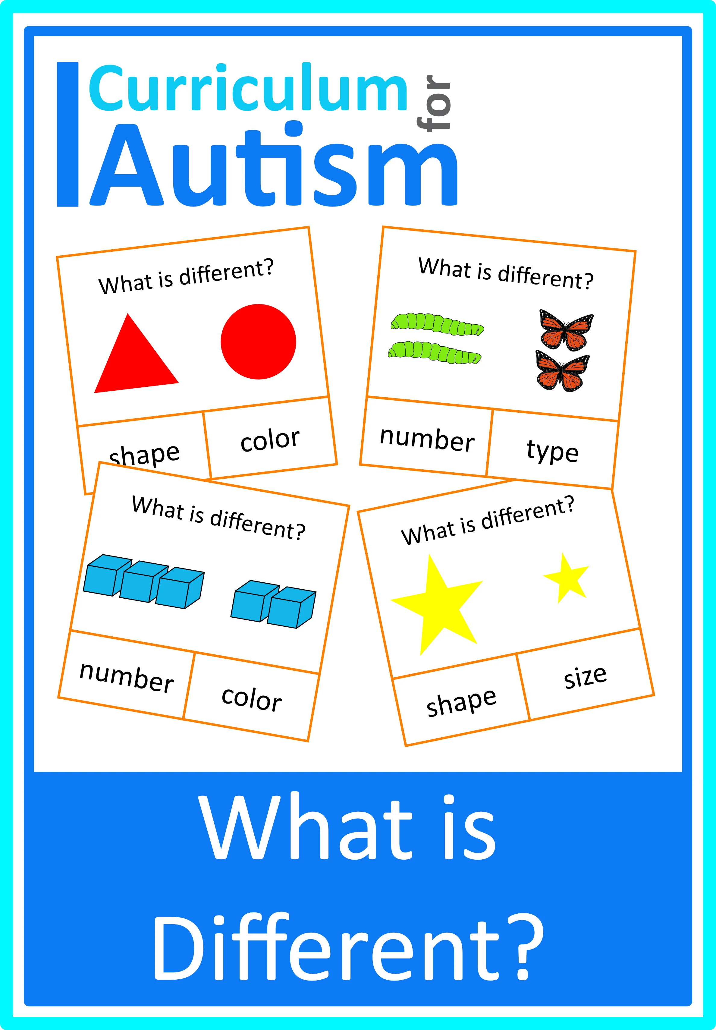 Autism Vocabulary Lessons Adjectives Loud & Quiet Task Cards Special Ed ...