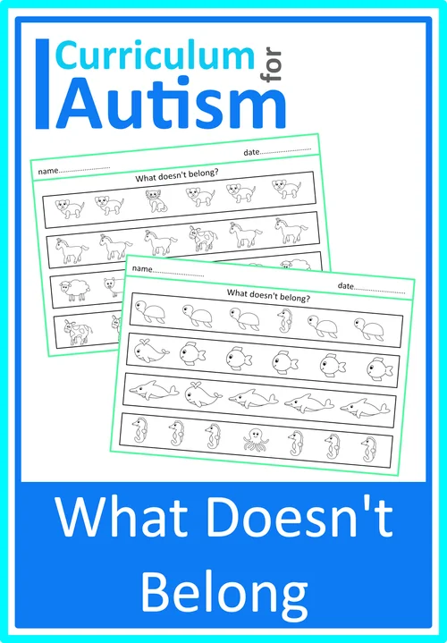 Autism Speech & Language Bigger Or Smaller Comparative Adjectives Task ...