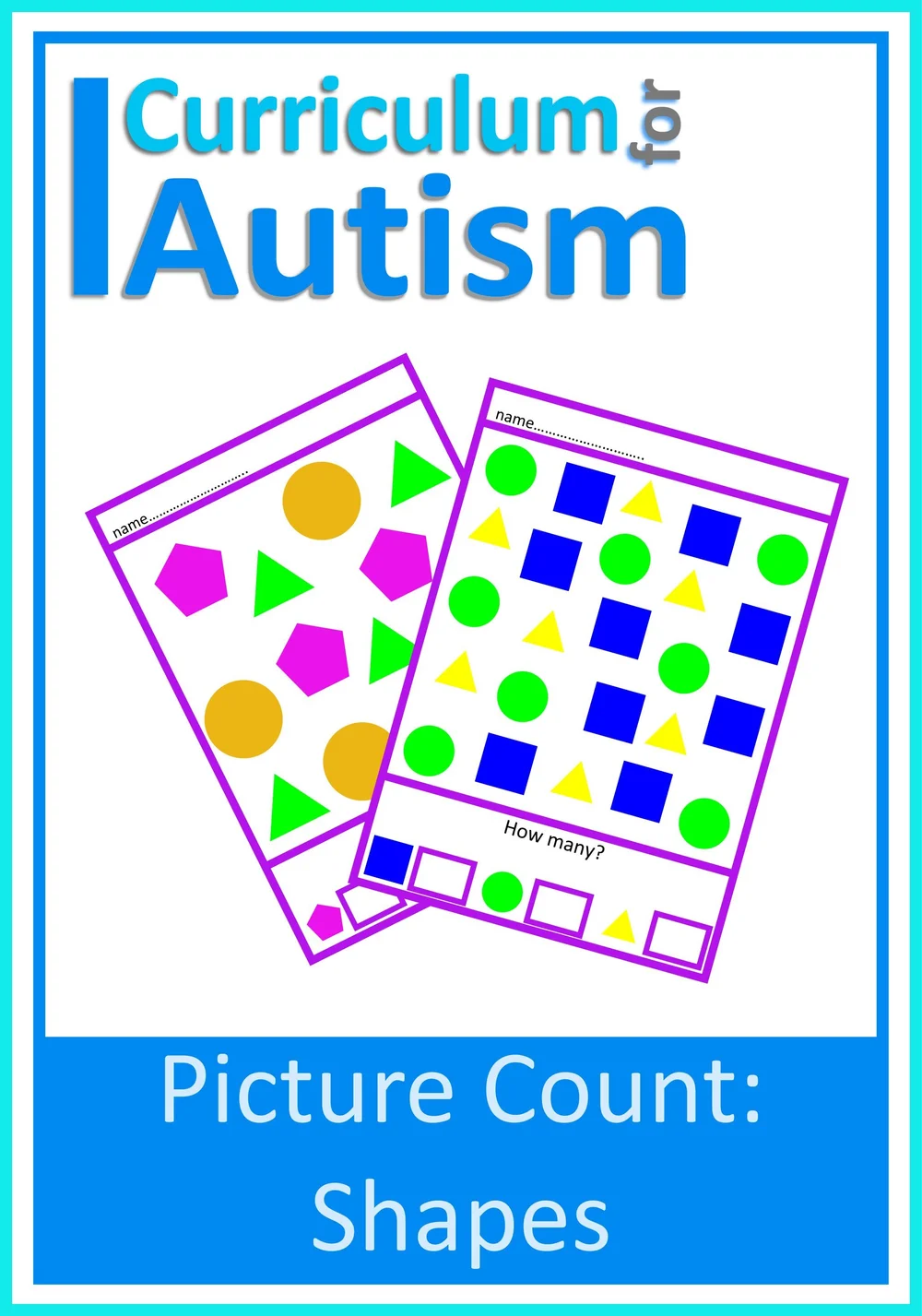 Christmas Count to 10 Cards & Worksheets Autism Special Education ...