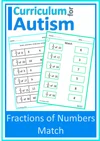 Identifying Fractions & Decimals Worksheets Autism Special Education ...