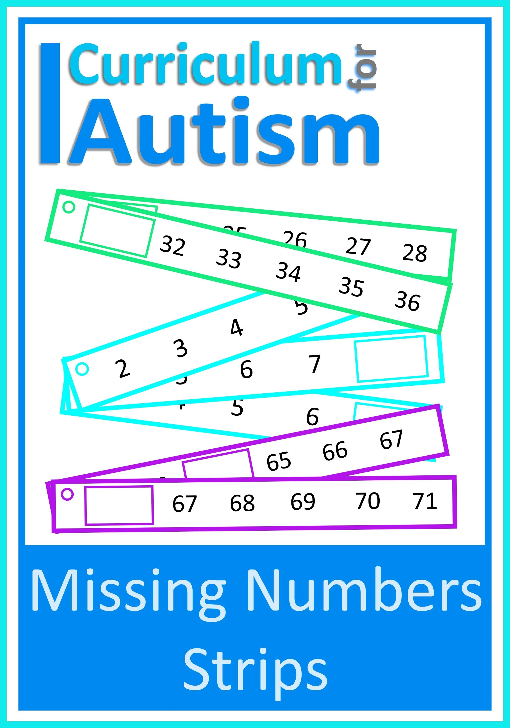 Number Sequence 1-20 Task Mats Trains Autism Special Education ...