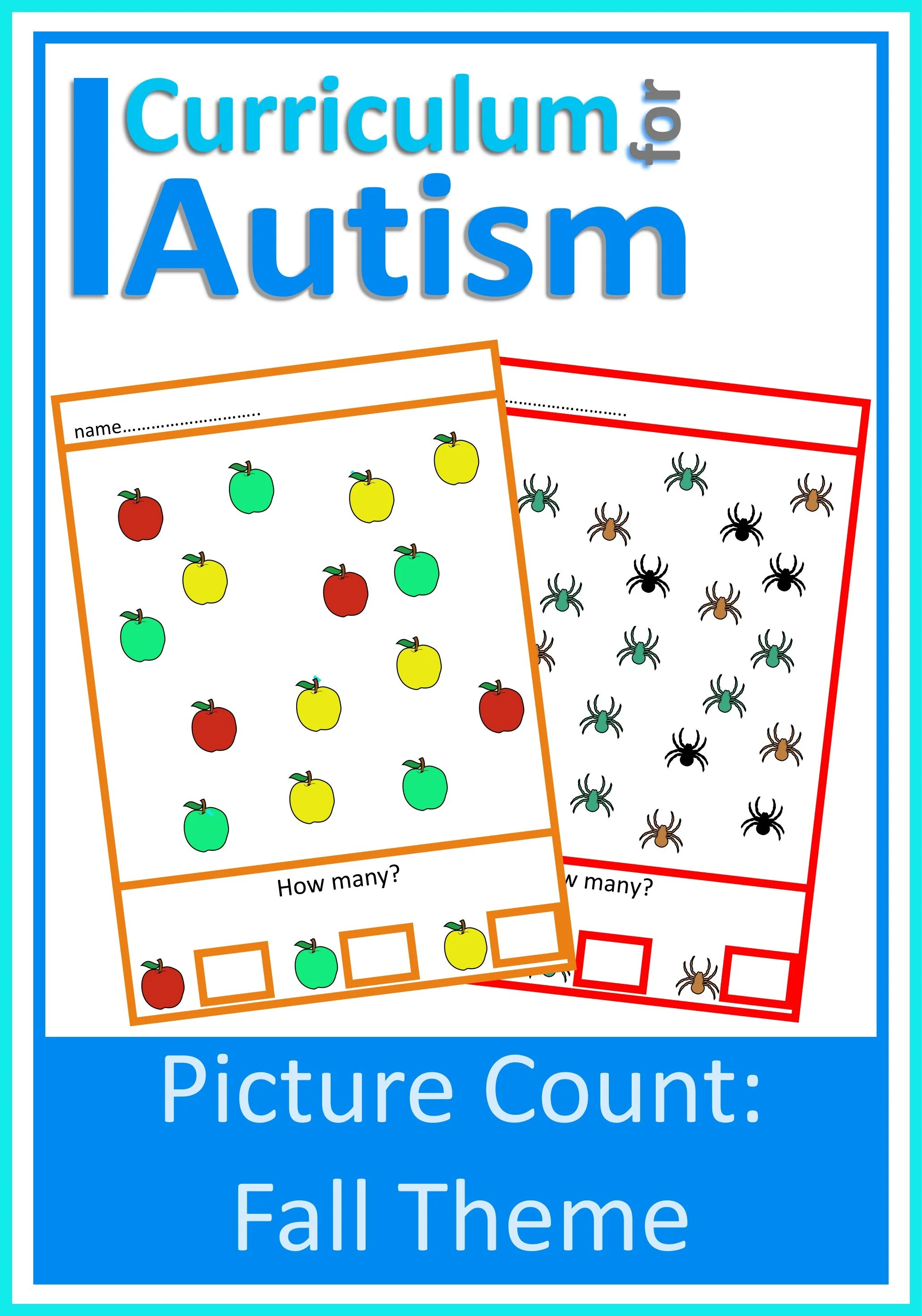 Autism & Special Education Math Worksheets, Cards & Activities for ...
