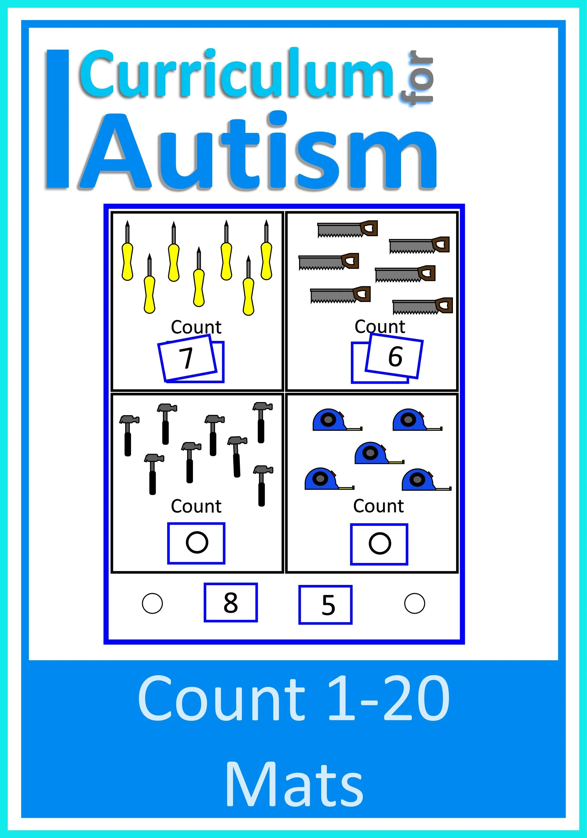 Autism Education 1-to-1 Correspondence Picture Count Activity Special ...