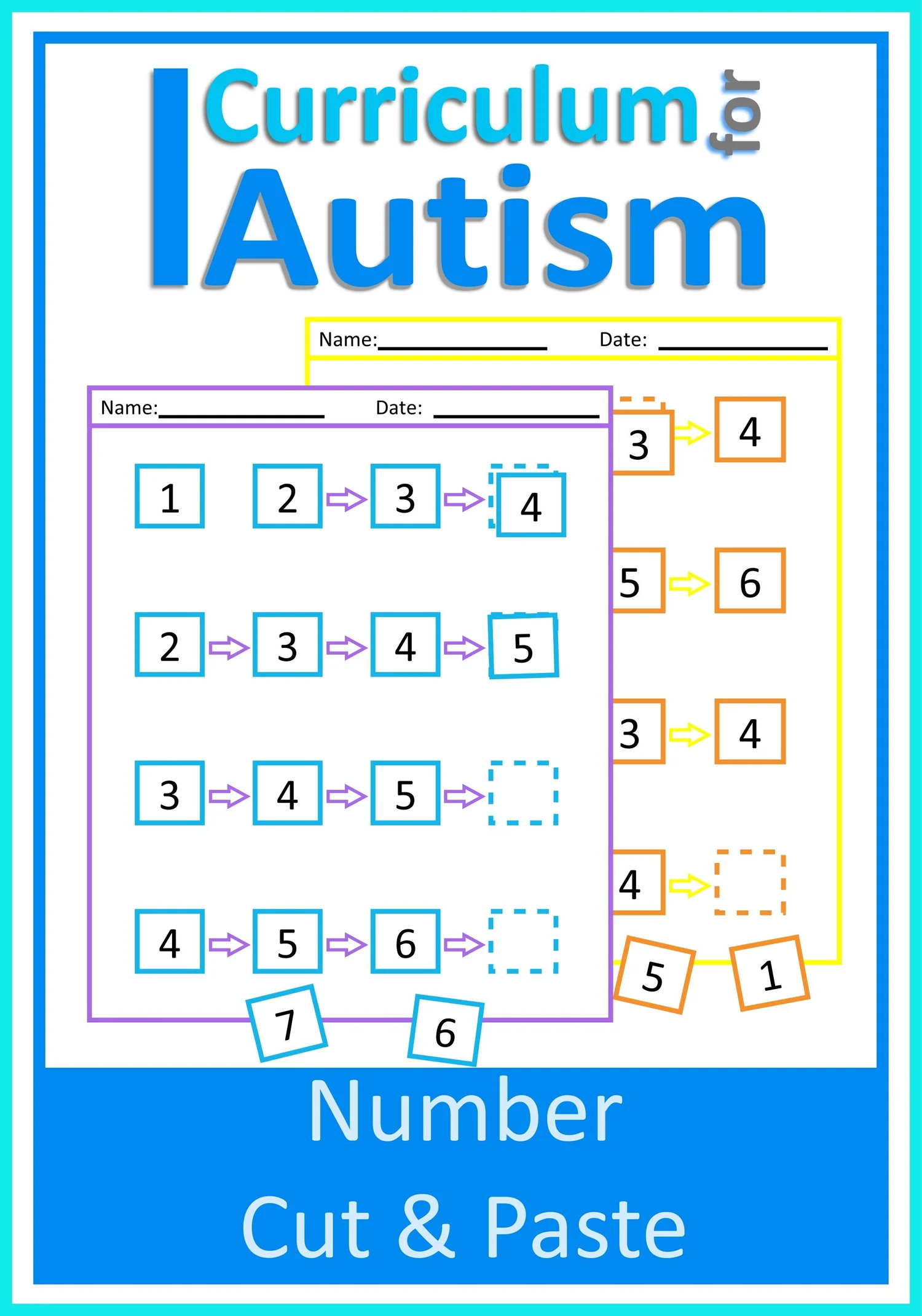 Odd or Even Numbers Sorting Mats Autism Special Education Self ...