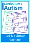 Converting Fractions Mixed Numbers Worksheets Autism Special Education ...