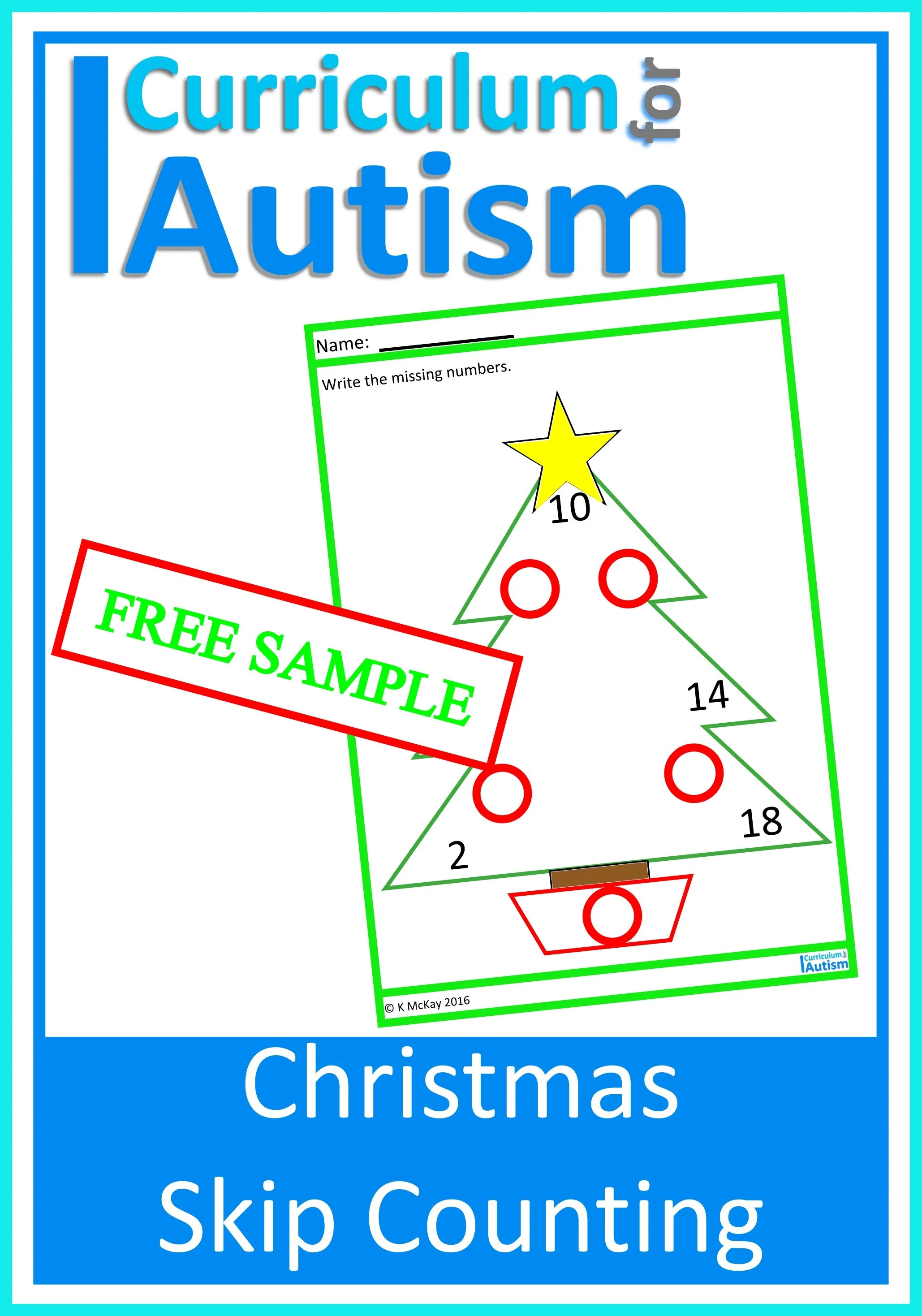 Skip Counting in Multiples of 5 Autism Special Education Resource ...