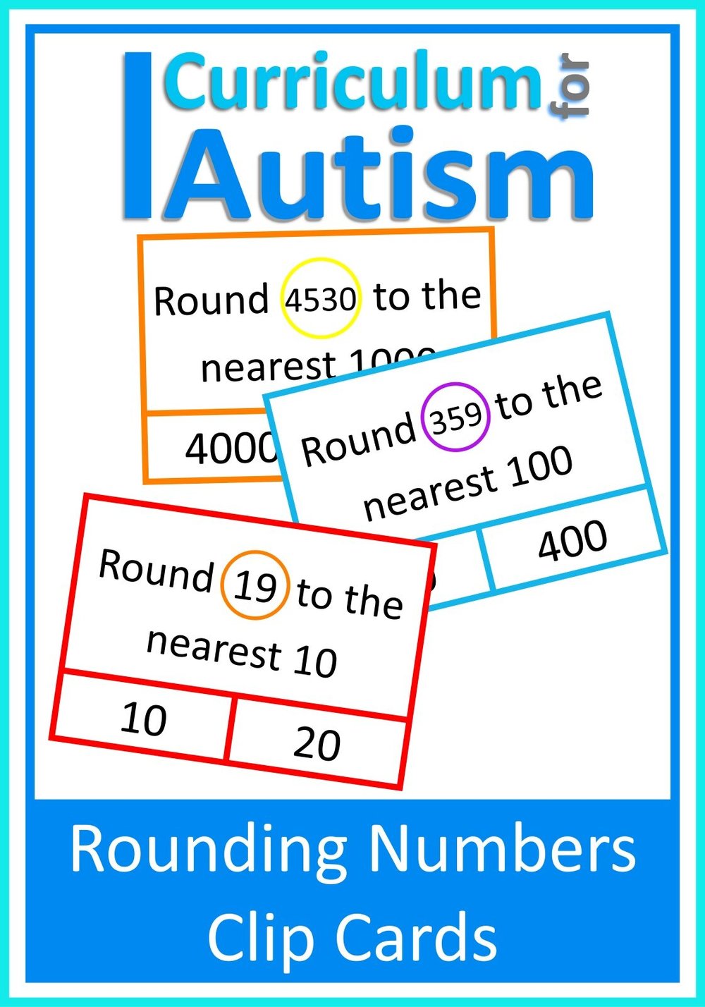 More or Less Comparing Groups of Numbers Cards Autism Special Education ...