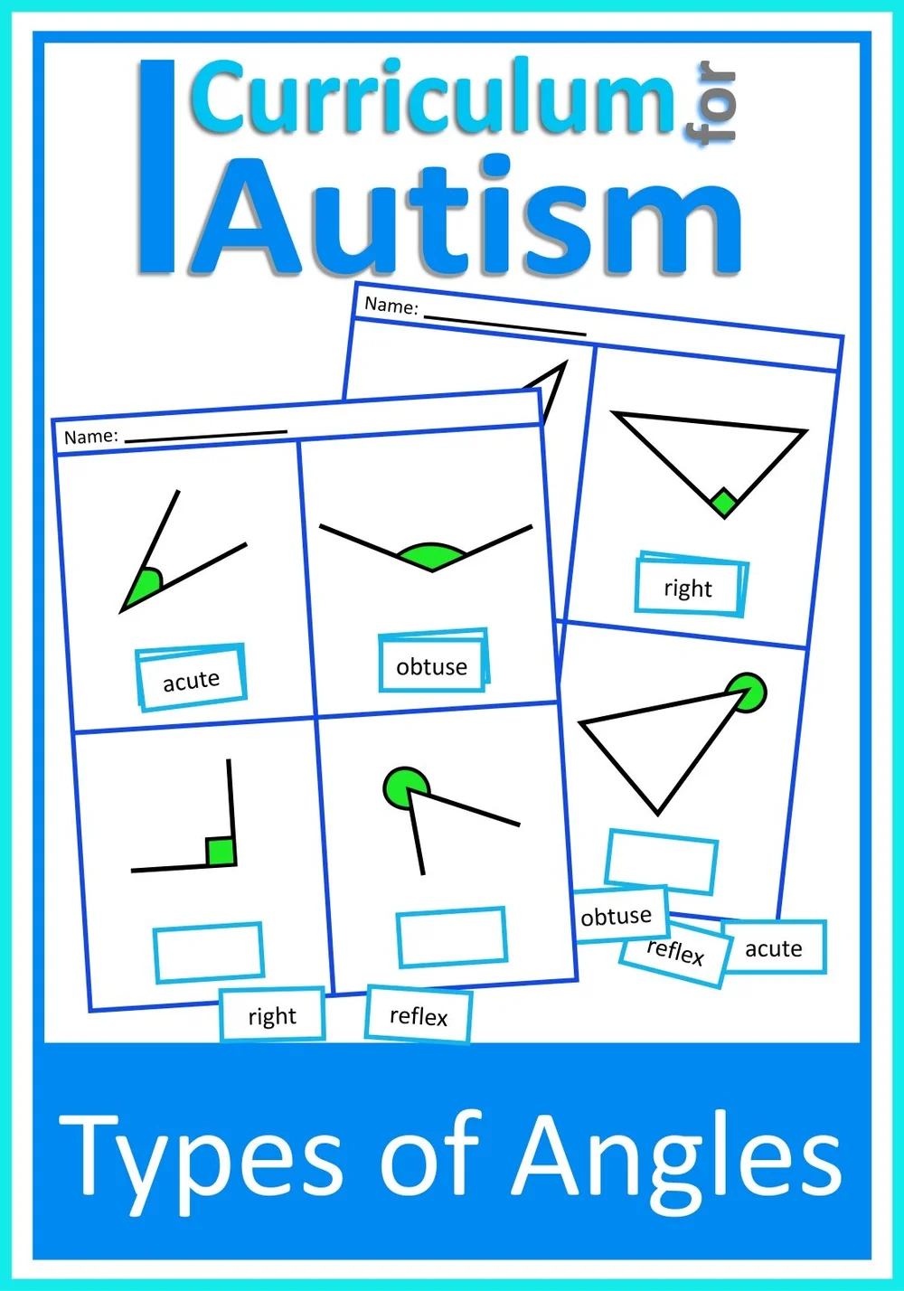 Properties of Circles Interactive Book Autism Special Education ...