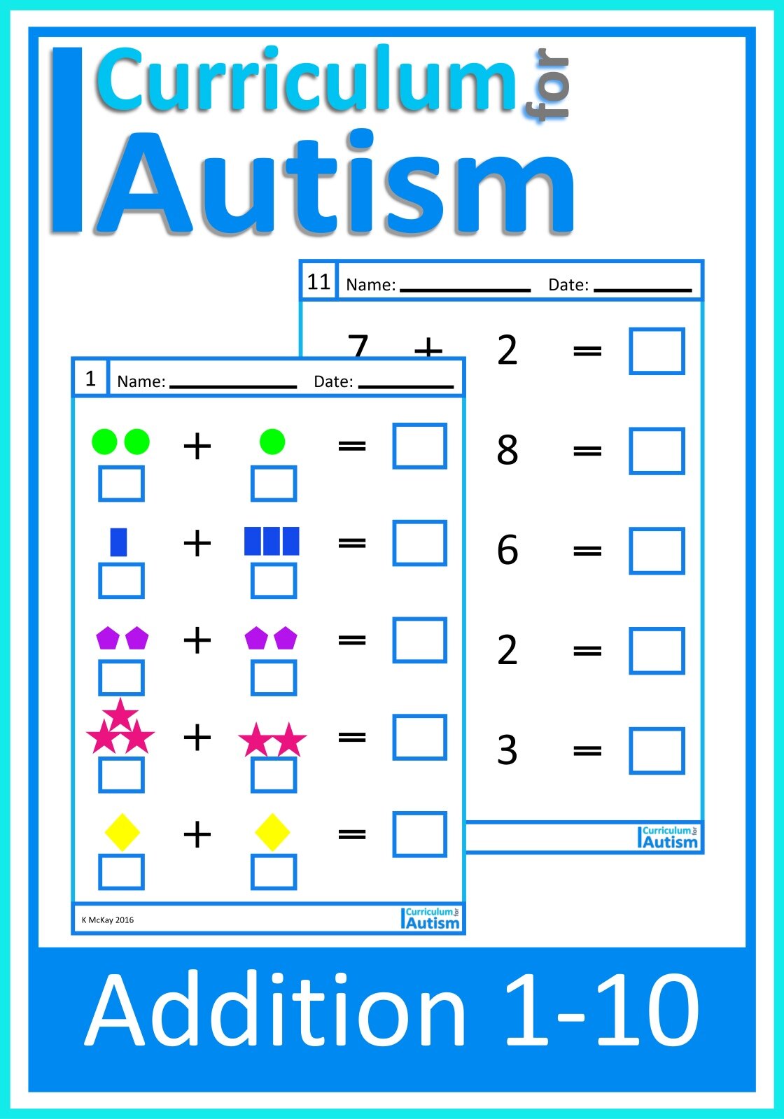 Autism worksheets & task cards for special education classroom ...