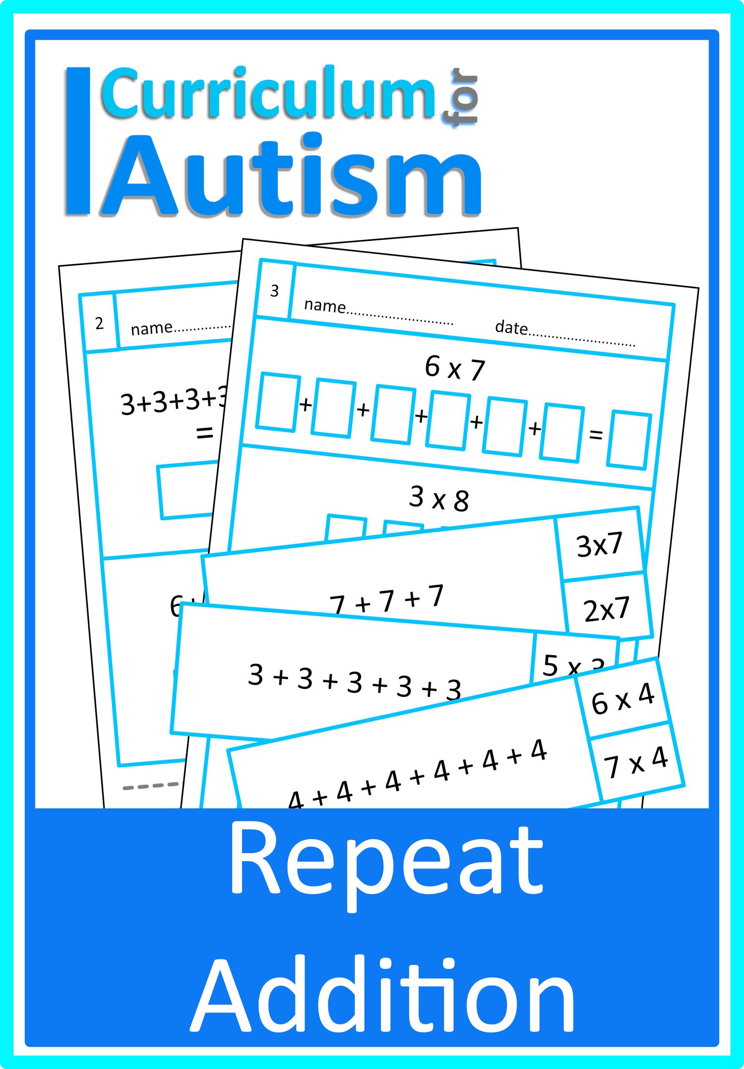 Skip Counting in Multiples of 5 Autism Special Education Resource ...