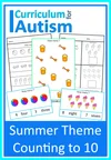 Autism & Special Education Math Worksheets, Cards & Activities for ...