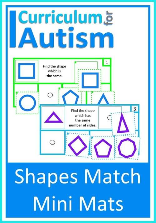 Lines of Symmetry Drawing Shapes Worksheets Autism Special Education ...