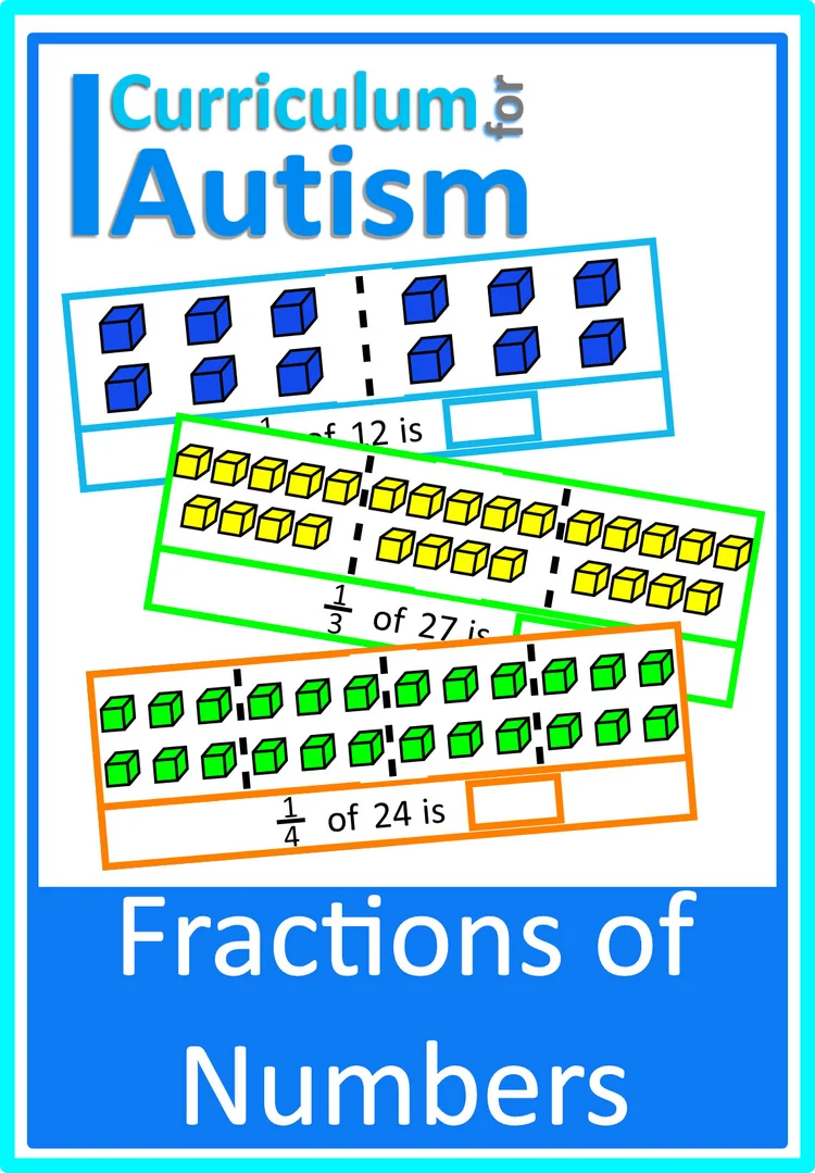 Identifying Fractions & Decimals Worksheets Autism Special Education ...