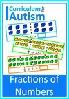 Introductions to Simple Fractions Visual Worksheets Autism Special ...