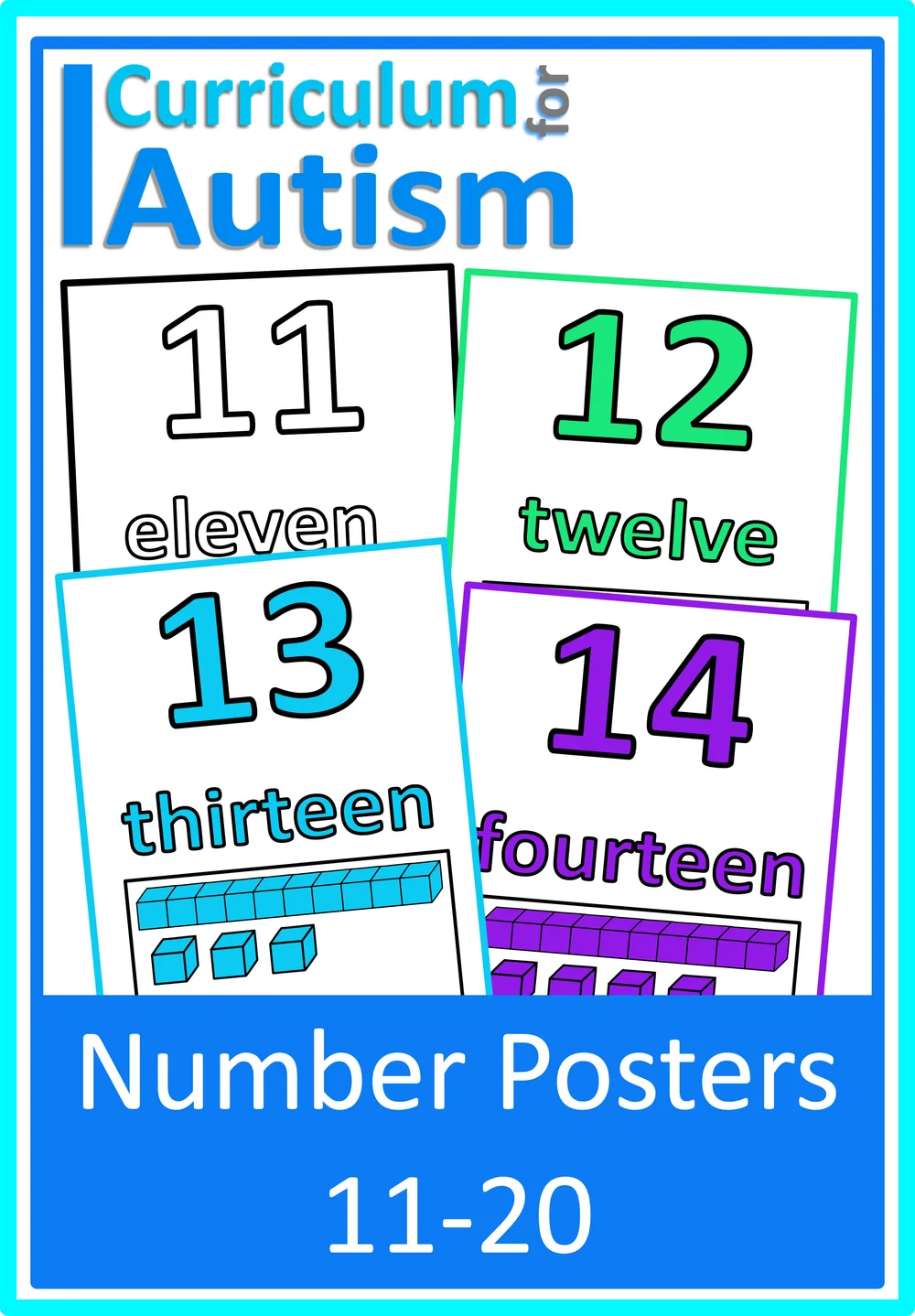 Number Recognition 1-10 Clip Cards Autism Special Education ...