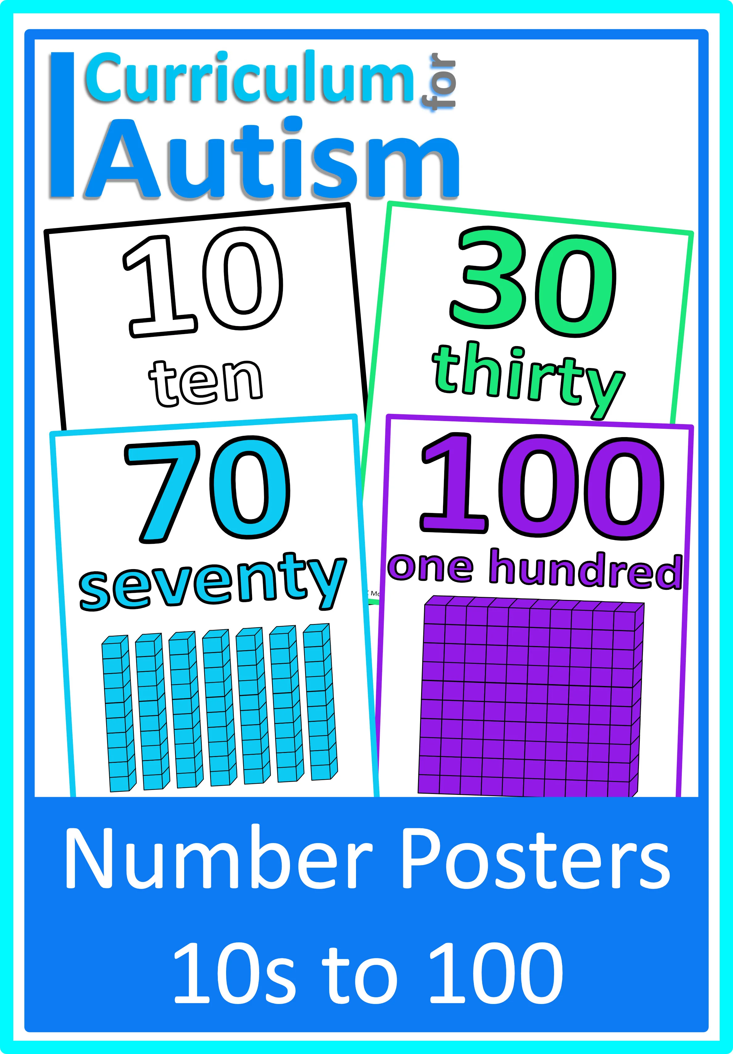 Number Line 0-10 Worksheets Autism Special Education Resource Room ...