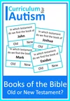 Books of the Bible Clip Cards Autism Special Education Needs Children's ...