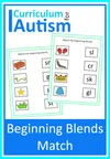 CVC Words Match Phonics Cards Autism Special Education — Curriculum For ...