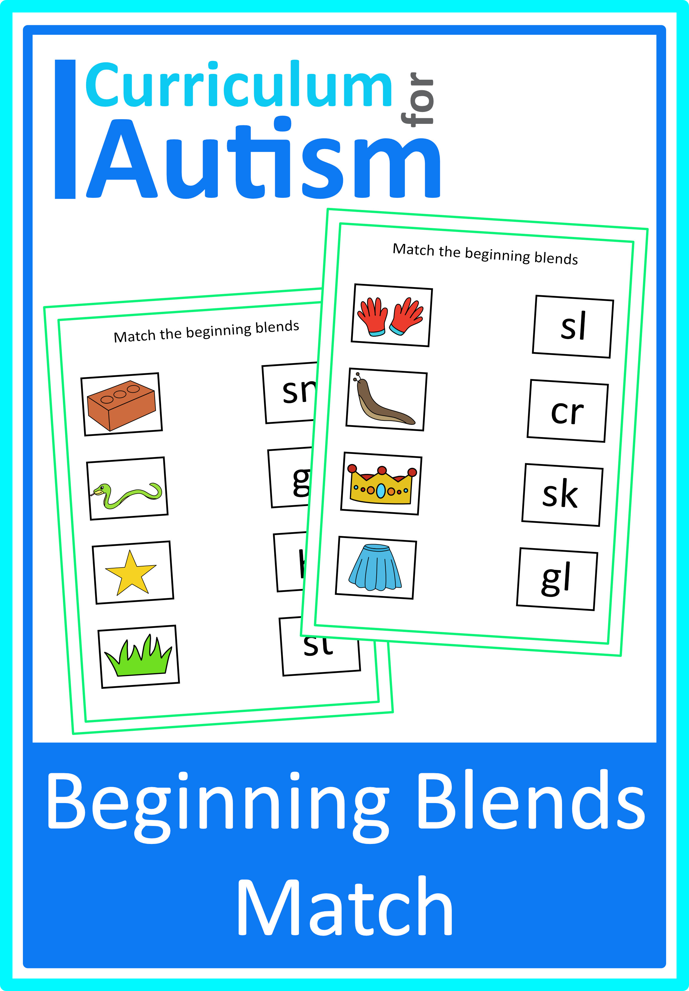 Digraphs Phonics Worksheets Autism Special Education — Curriculum For ...