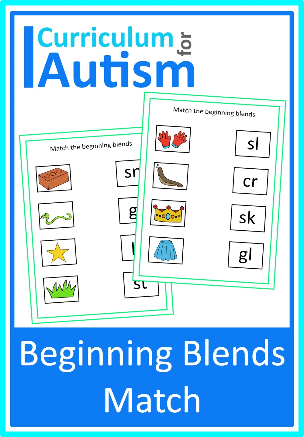 Phonics Finding Digraphs Worksheets Autism Special Education Resource ...