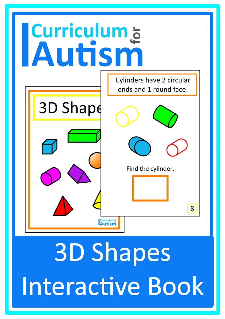 Lines of Symmetry Drawing Shapes Worksheets Autism Special Education ...