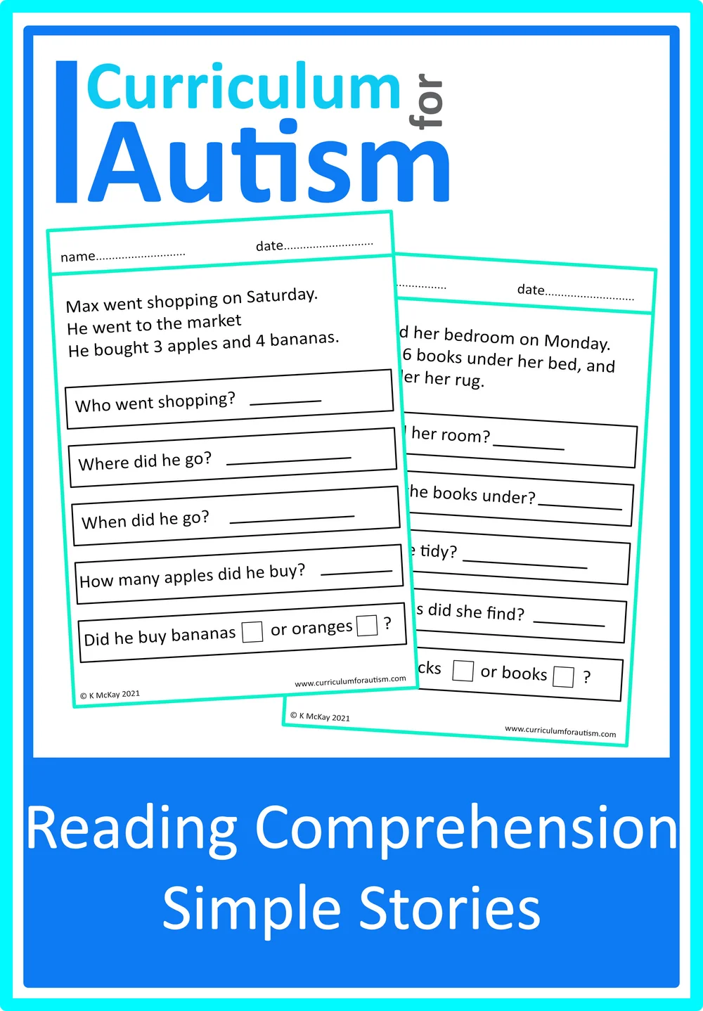 Sentence Level Reading Comprehension Asking or Telling Clip Cards ...