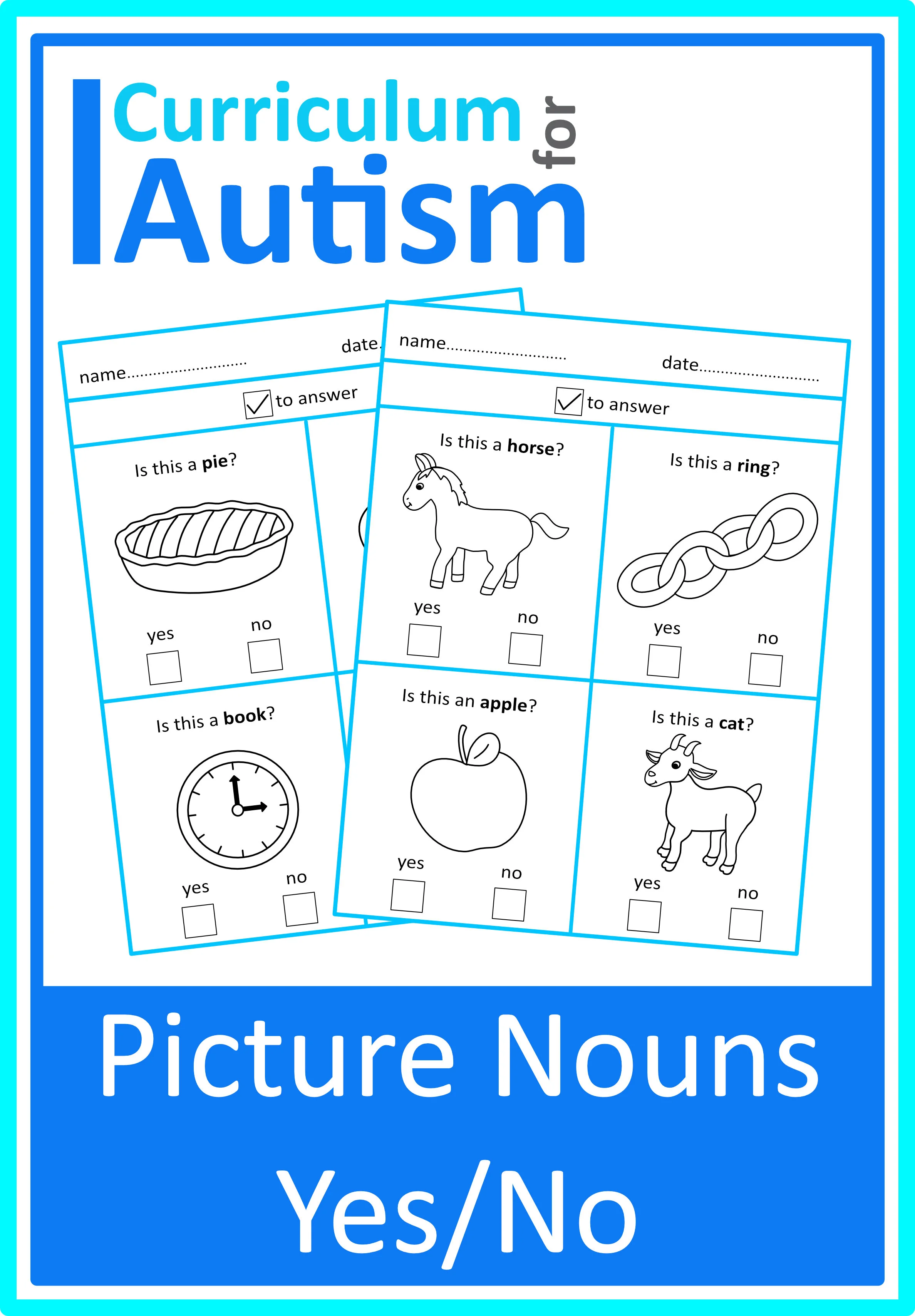 Autism Negation What Doesn't Belong Sports Theme Picture Cards Speech ...