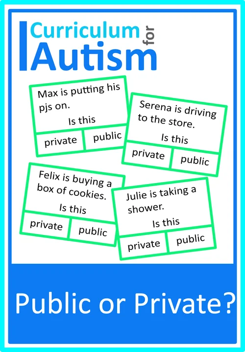 Autism Social Skills Expected Behavior Online Manners Cards Special ...