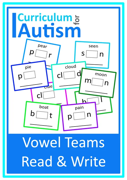 Consonant Blends Word Sort Phonics Worksheets Autism Special Education ...