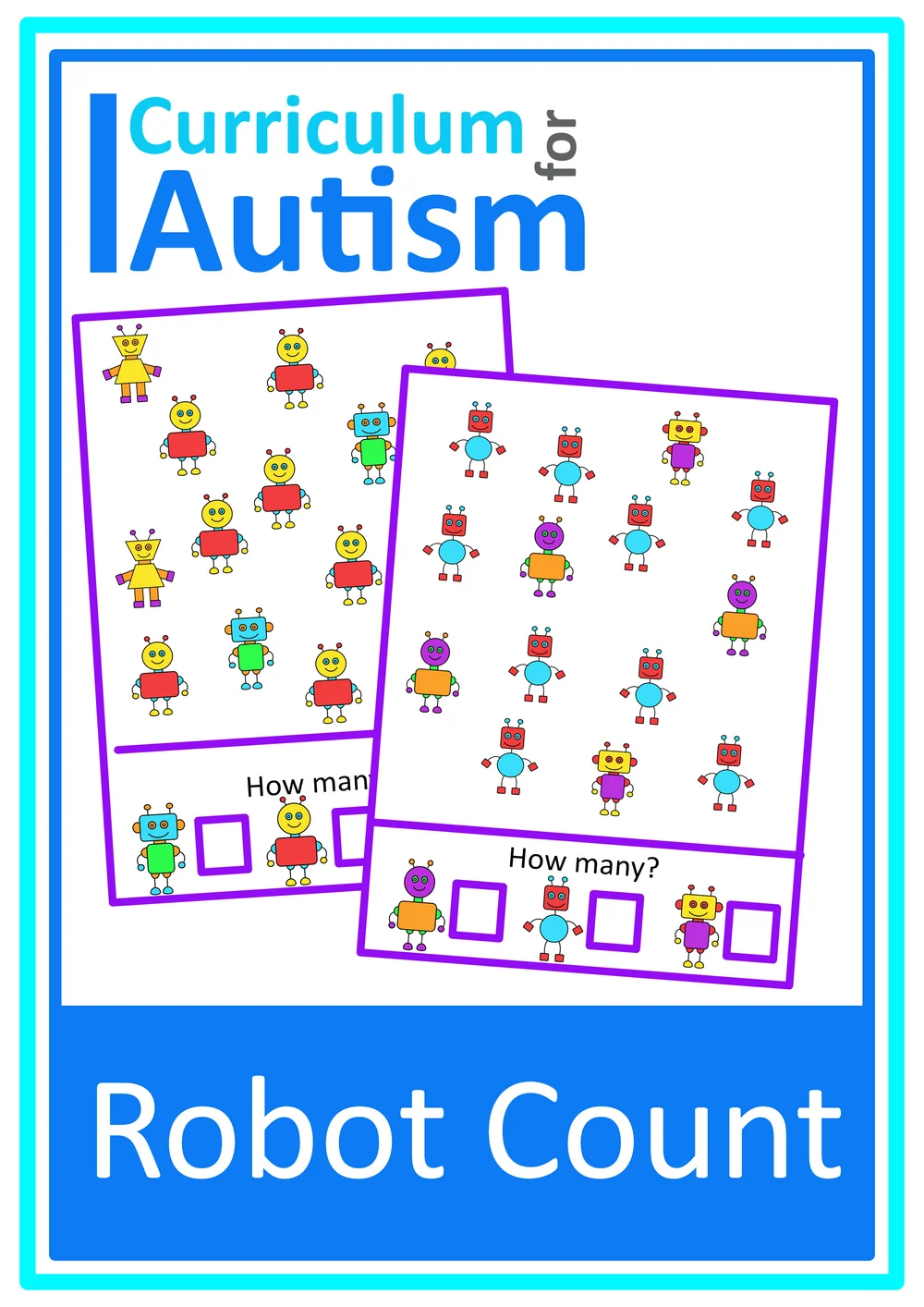 Count 1-10 Transportation Theme 1-to-1 Correspondence Mats Autism ...