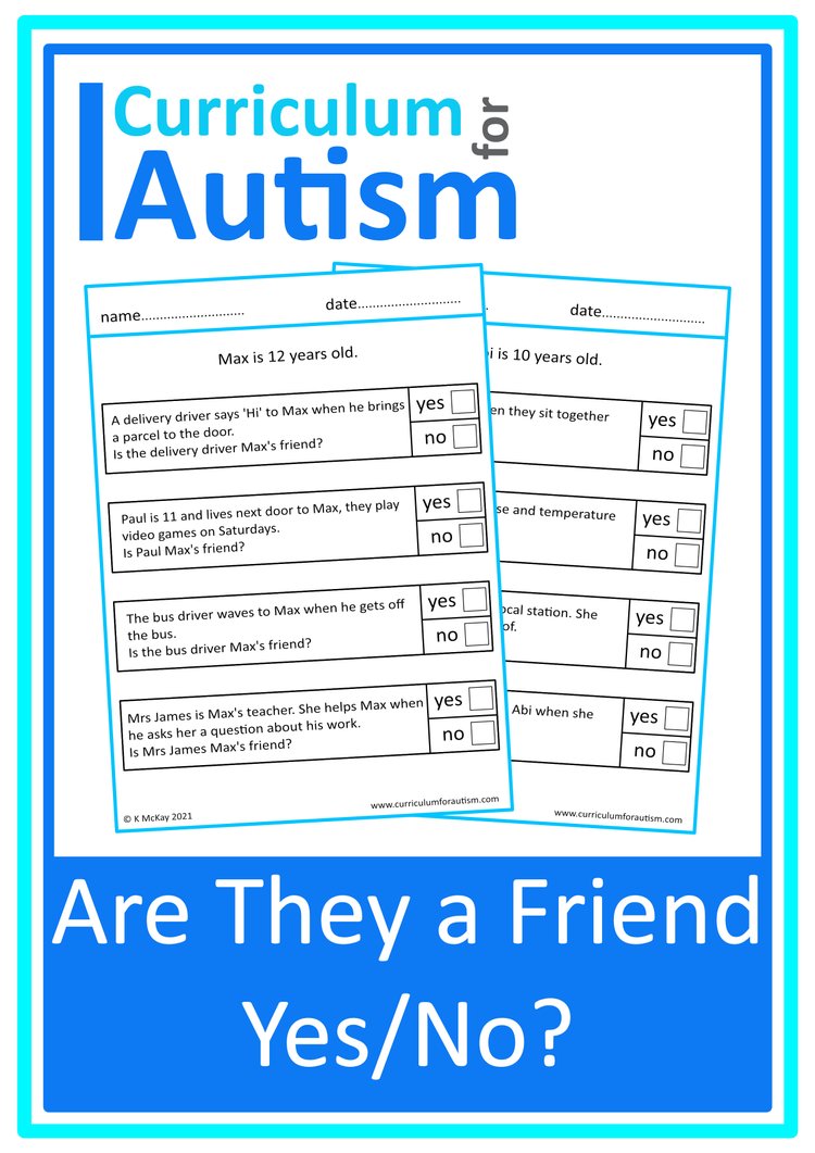 Autism Identifying Dangerous Situations Yes No Safety Cards Special Ed ...