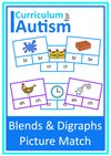 Phonics Beginning Consonant Blends & Digraphs Spelling Words Cards ...