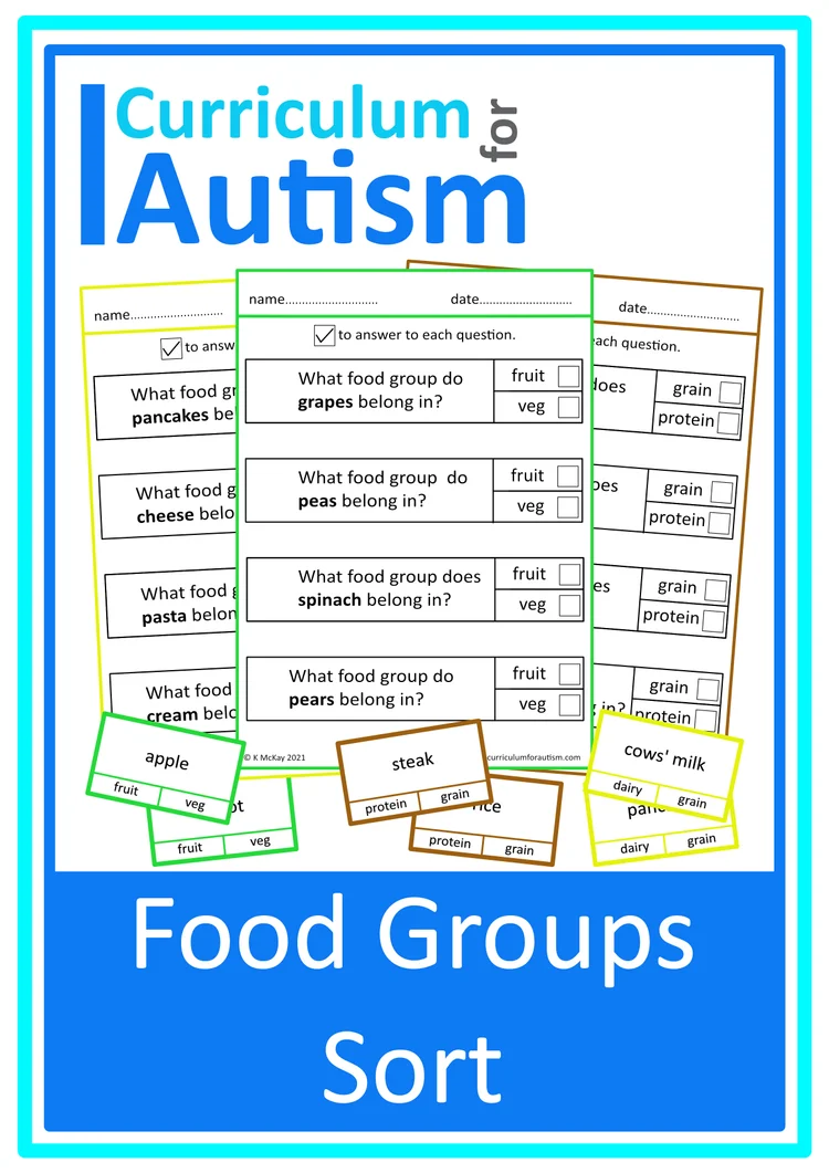 Classifying Animals Category Sort Autismm Special Education Classroom ...
