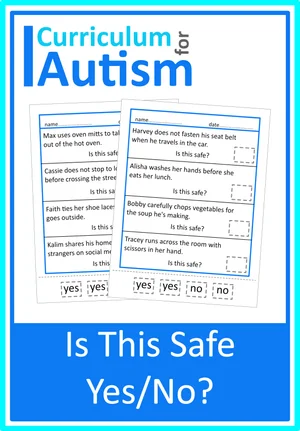 Autism Stop Visual Prompts Behavior Safety Special Education ...