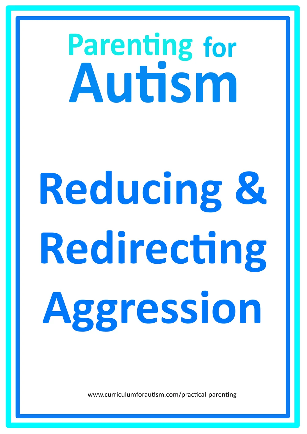 Autism Printable Resources for parents & family carers of autistic ...